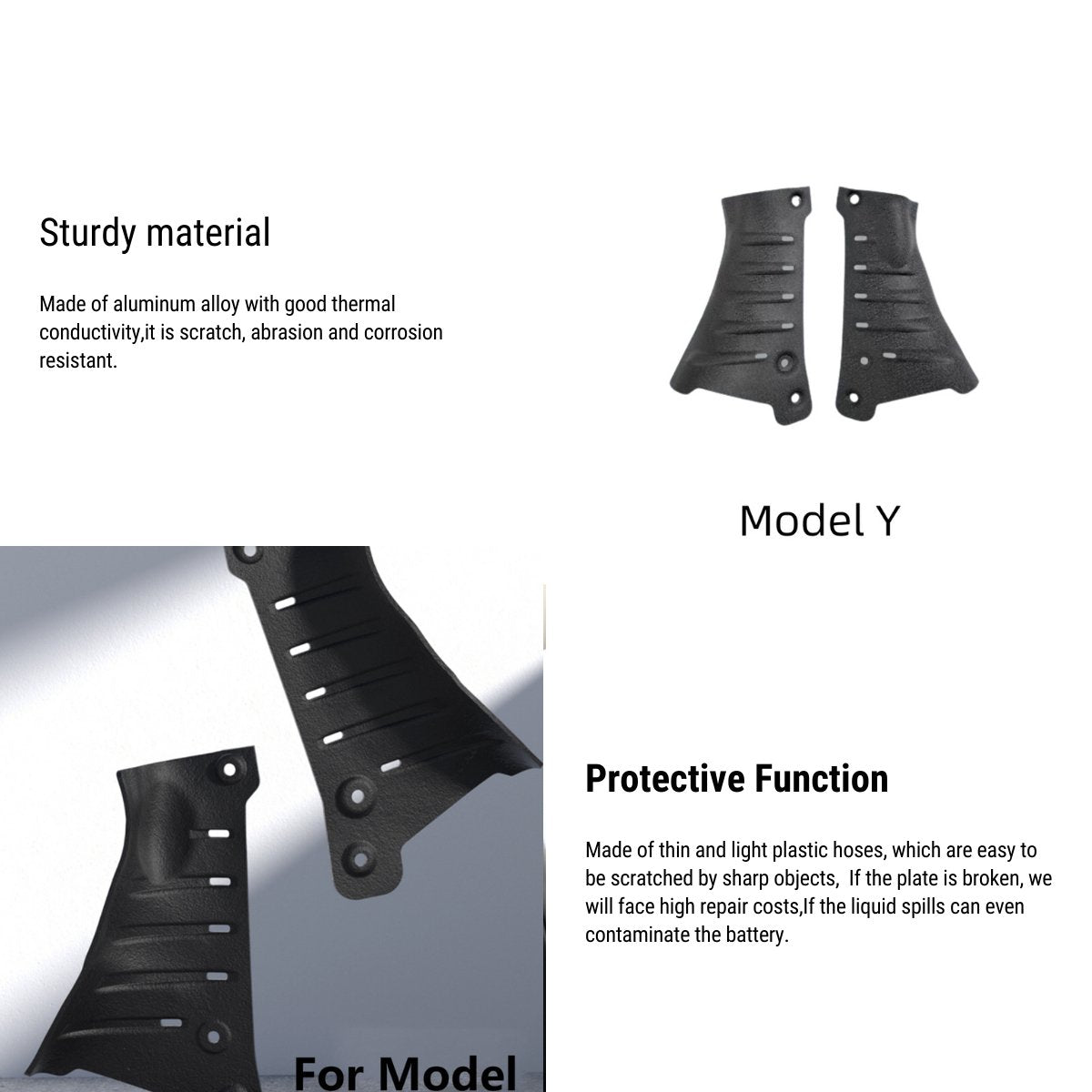 Tesla Model 3 Model Y Front Chassis Coolant Hose Guard