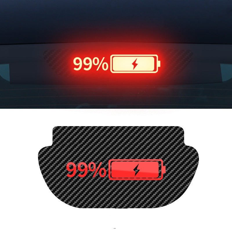 High-Mount Brake Light Projection Film 5 Designs Model 3 Y Safety ...