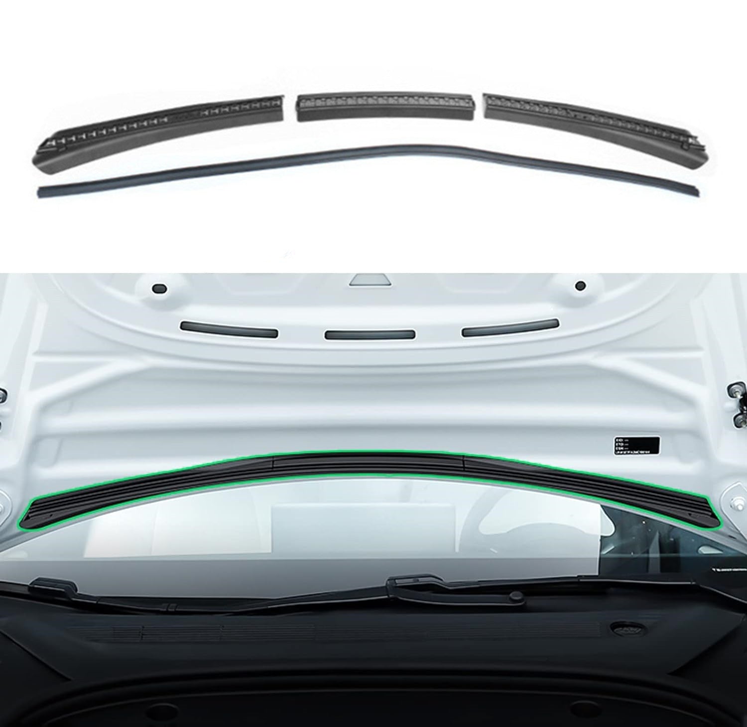 Hood Weather Strip for Tesla Model 3 2017-2023.10 | Tesery Official Store