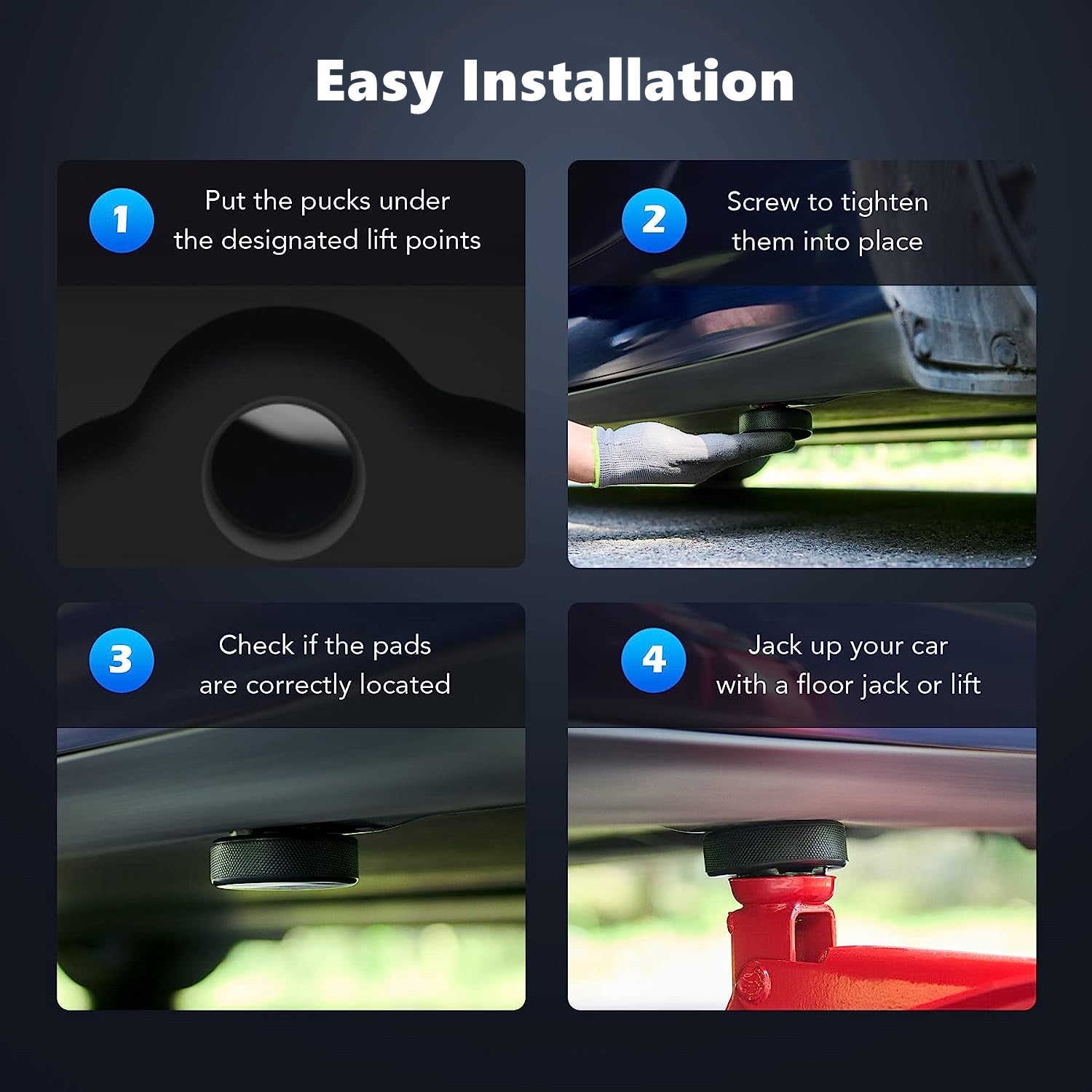 Durable Tesla Jack Pads | Protect Your Model 3/Y/S/X