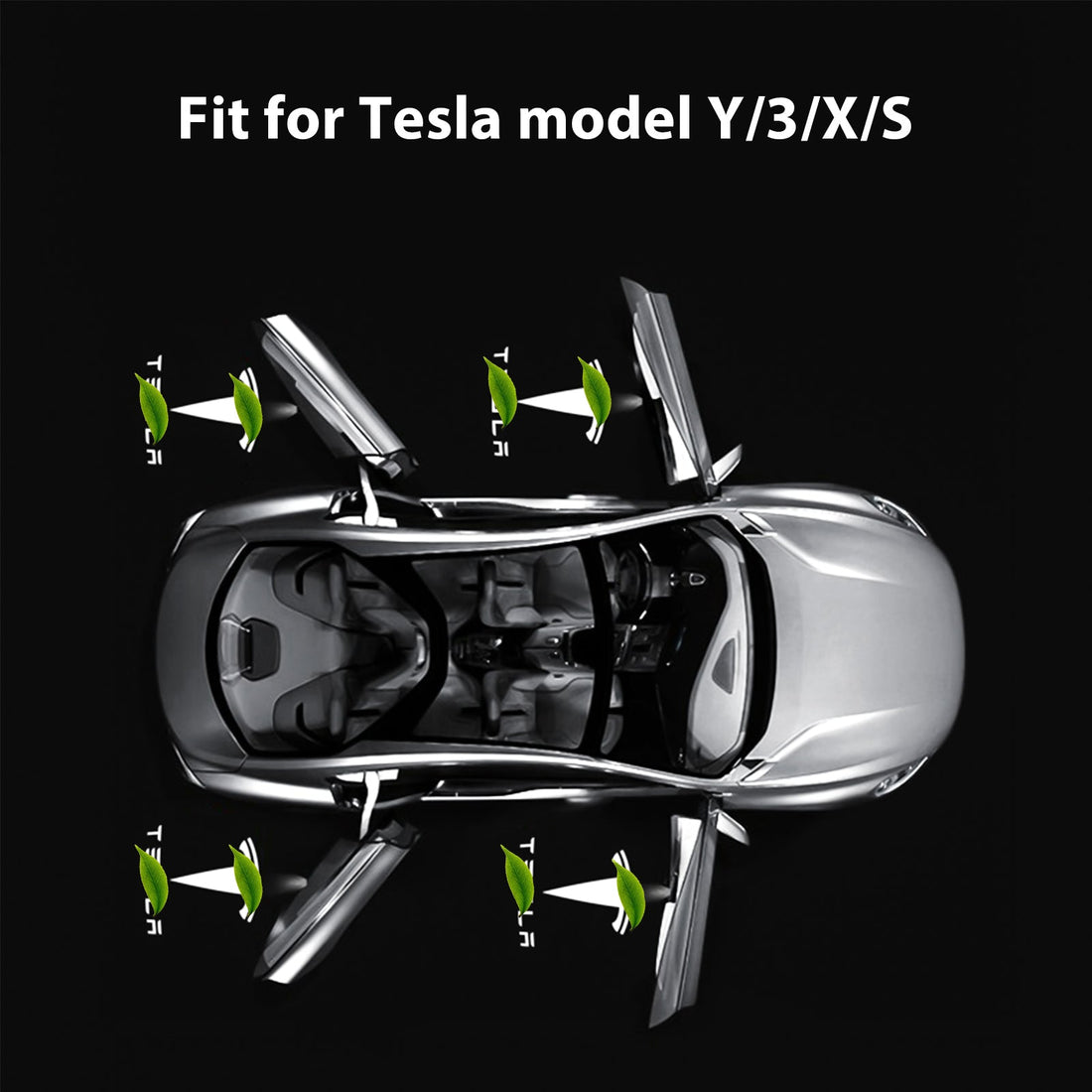 Shop Tesla Model 3/Y/S/X Puddle Lights | HD LED Logo Projection