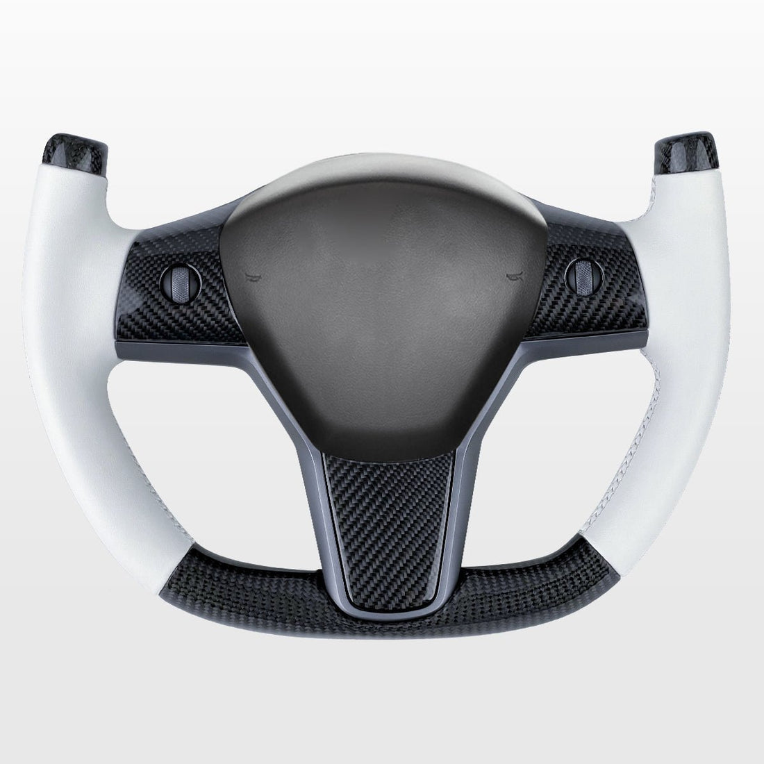 Model 3 / Y Carbon Fiber Yoke Steering Wheel - Tesery