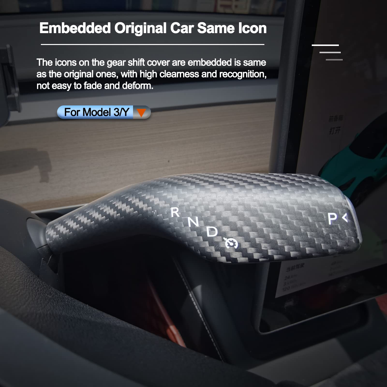 Model 3 / Y Turn Signal Wiper Stalk Covers - Carbon Fiber Interior Mods ...