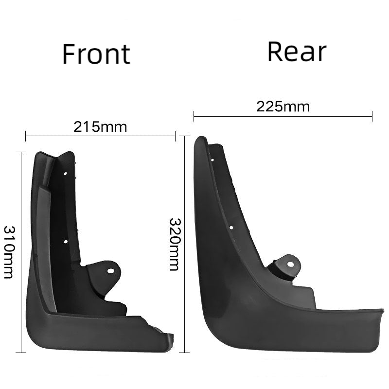 Tesla Model X 2016-Present Mud Flaps Splash Guards