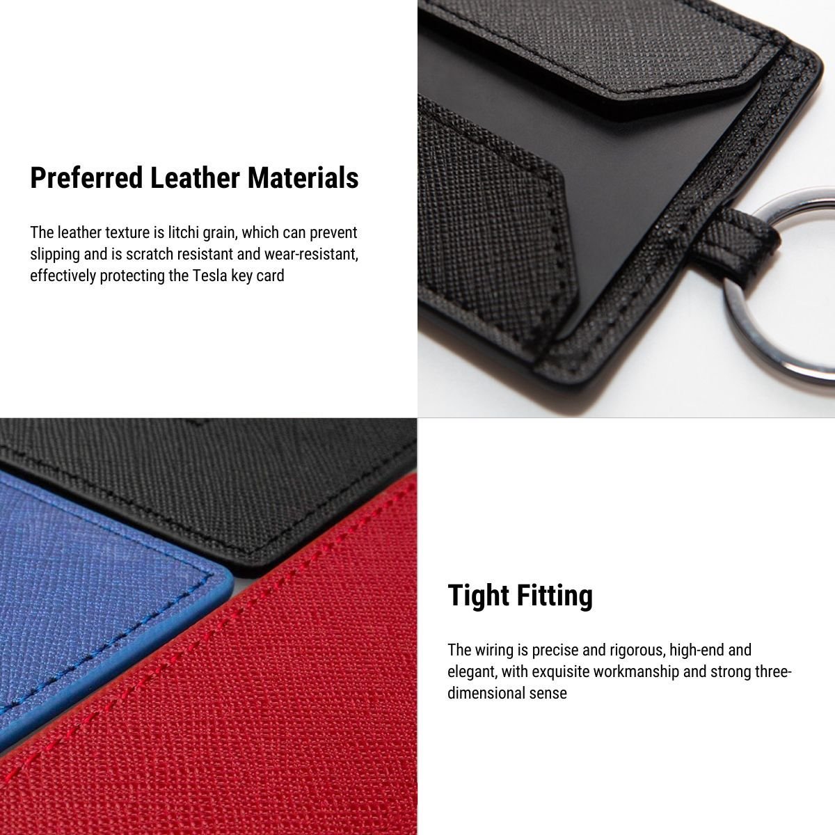 Non-Slip Wear Key Card Cover for Tesla Model 3 & Model Y