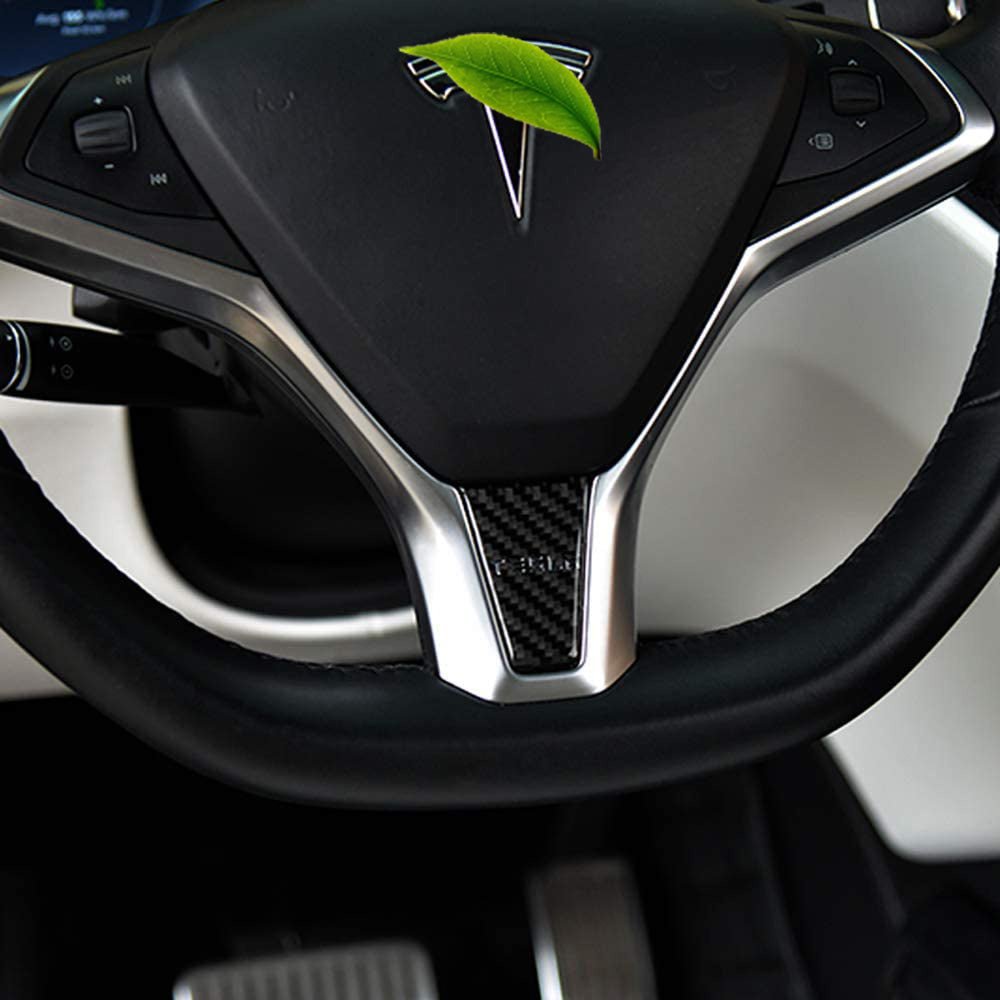 Interior Steering Wheel Sticker for Tesla Model S/X