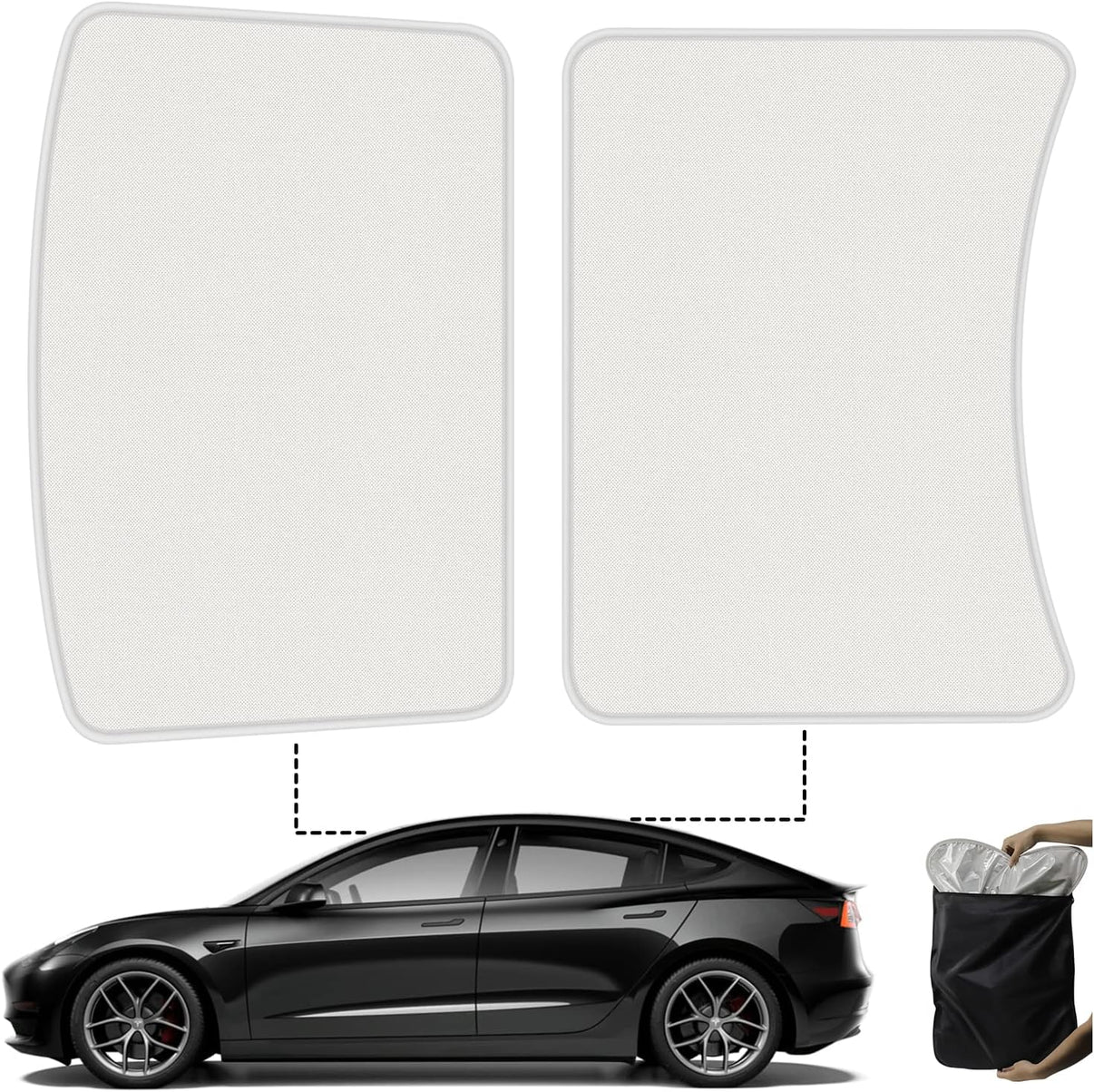 Tesla Model 3 Sunshade | Perfect Fit & UV Protection