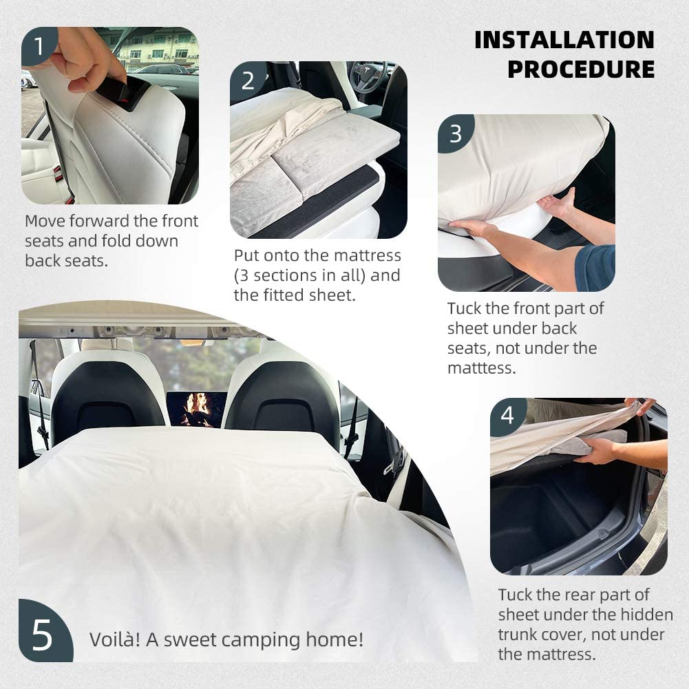 Tesla Model Y Mattress | Comfort for Road Trips & Camping