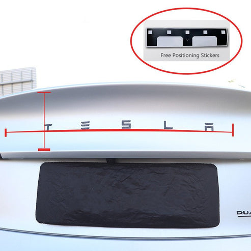 Tesla Model 3 / Y Carbon Fiber Logo Letters Emblem