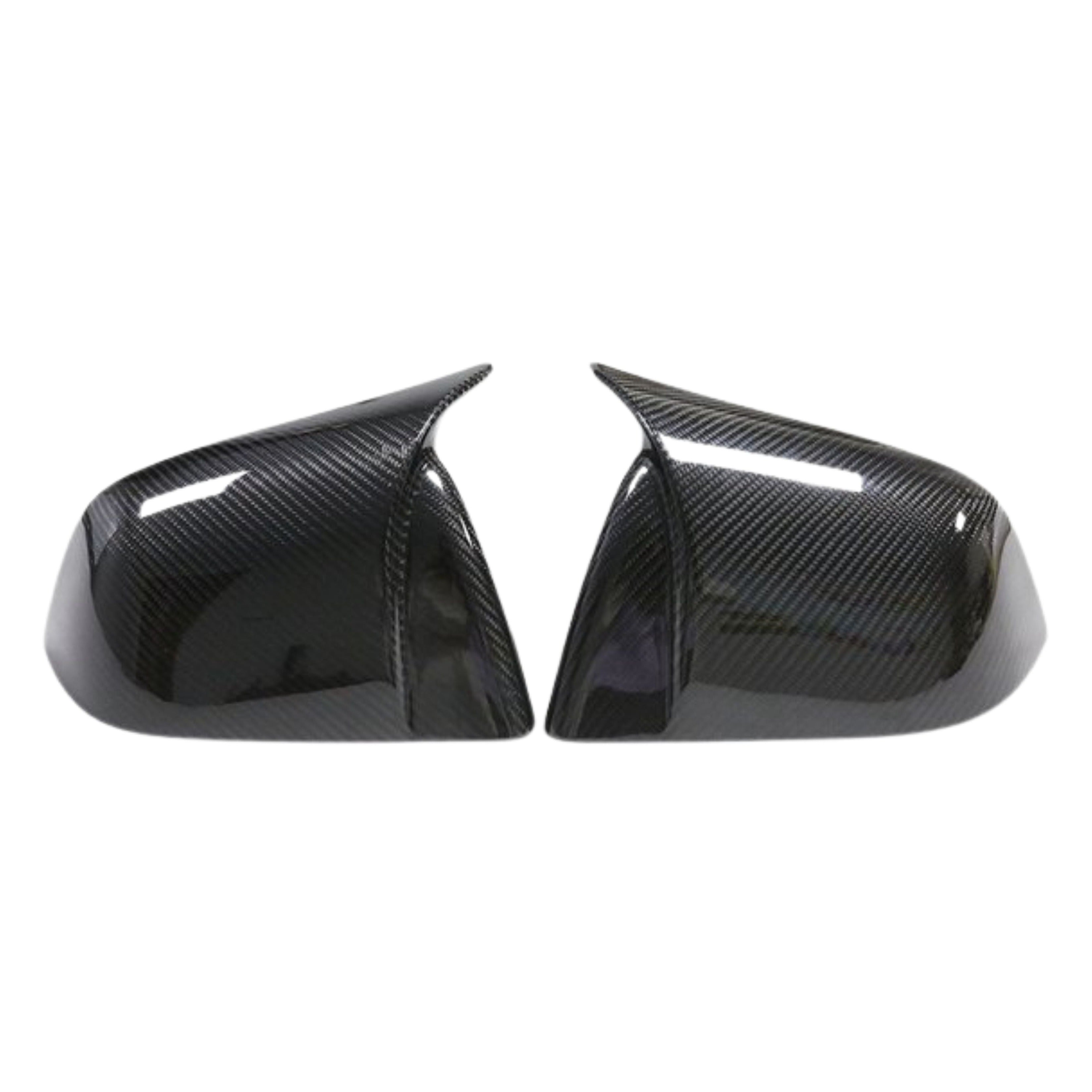 Dry Carbon Fiber Mirror Caps for Model 3 / Y | Sporty Style