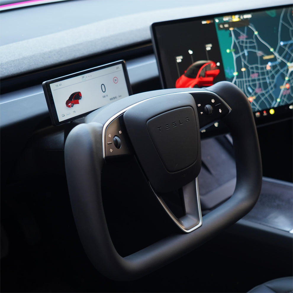 Model 3 Highland & Model Y Juniper Yoke Plaid Steering Wheel