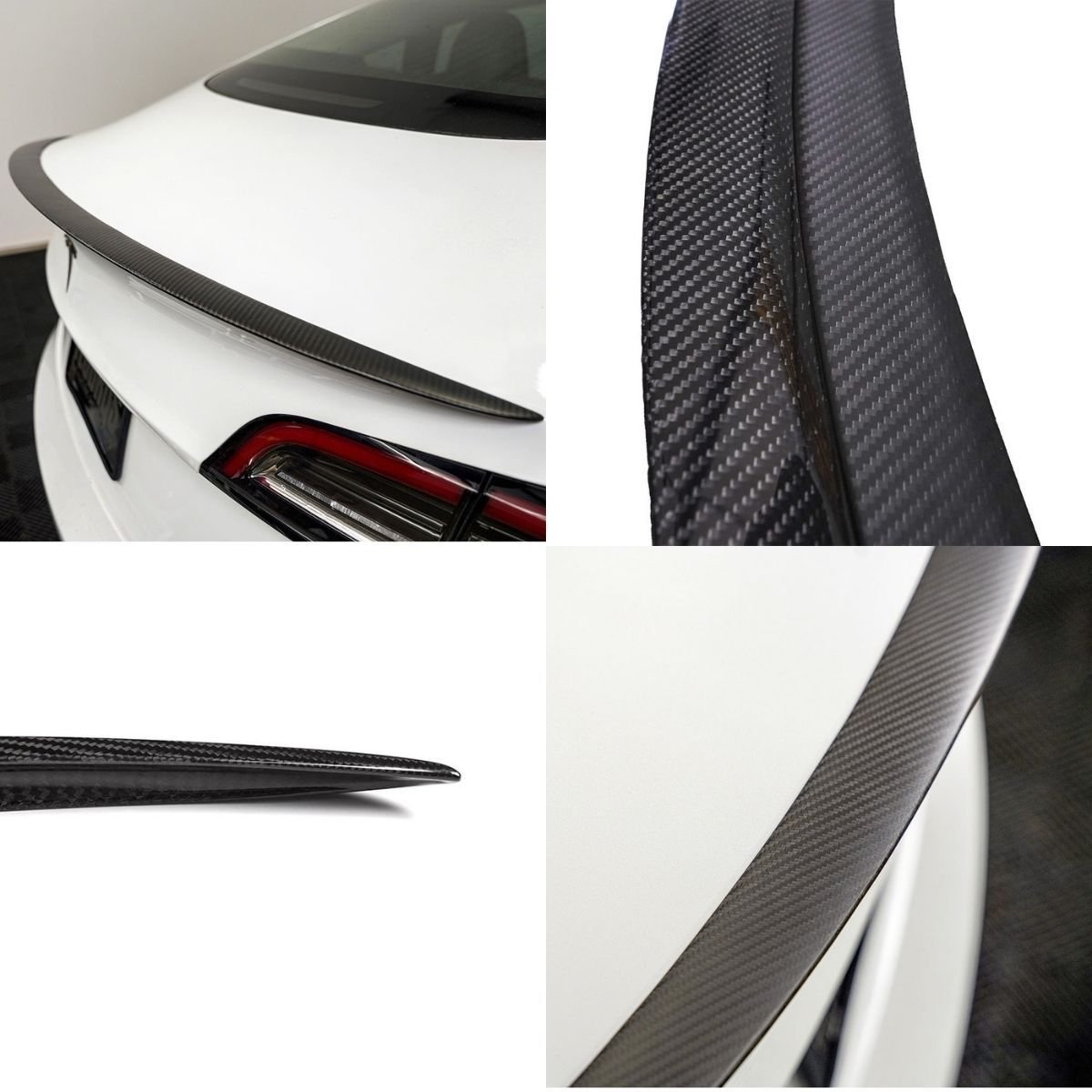 Tesery Tesla Model 3 / Y Spoiler High Performance OEM Style - Dry ...