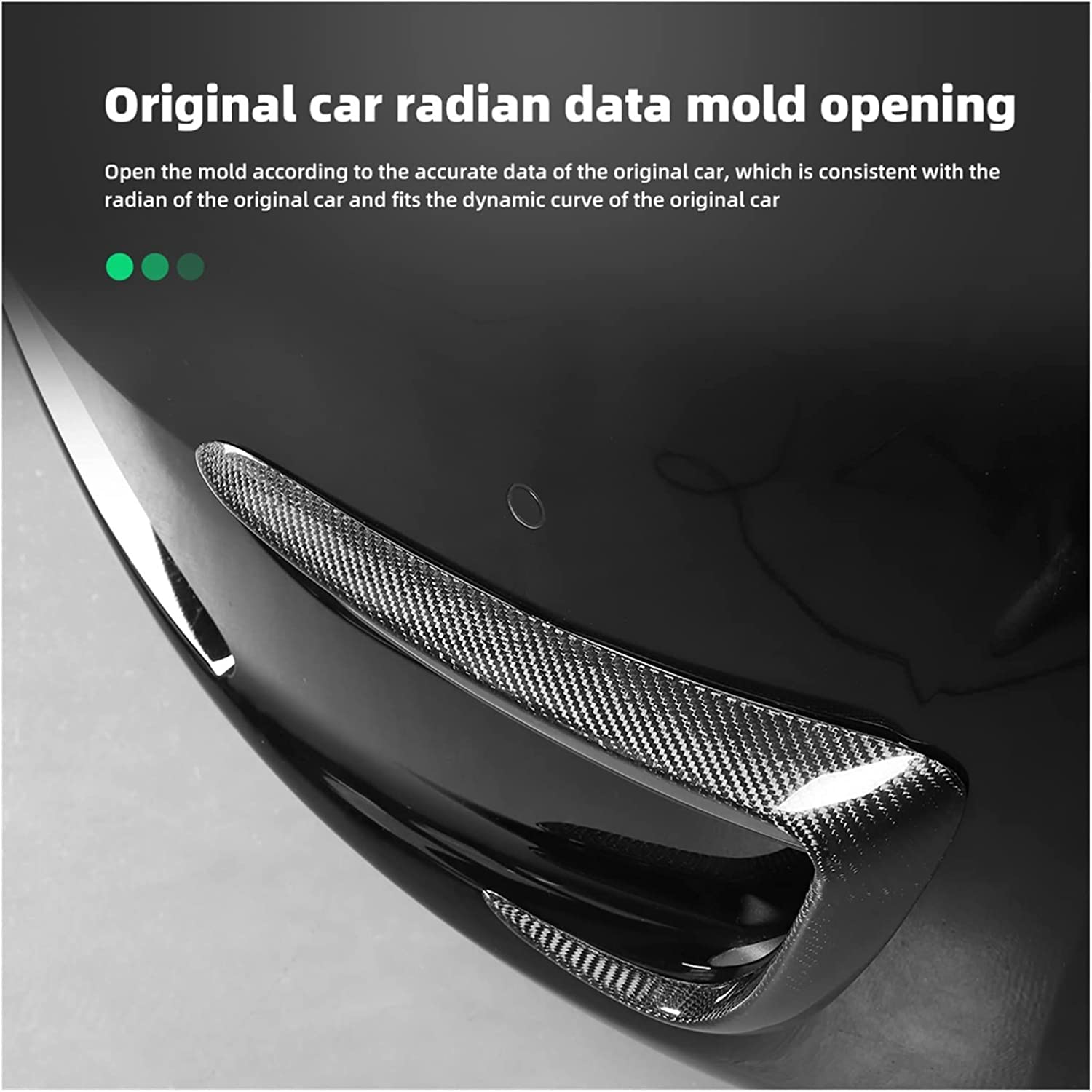 Tesla Model 3/Y Real Carbon Fiber Air Blade Trim | Precision Fit