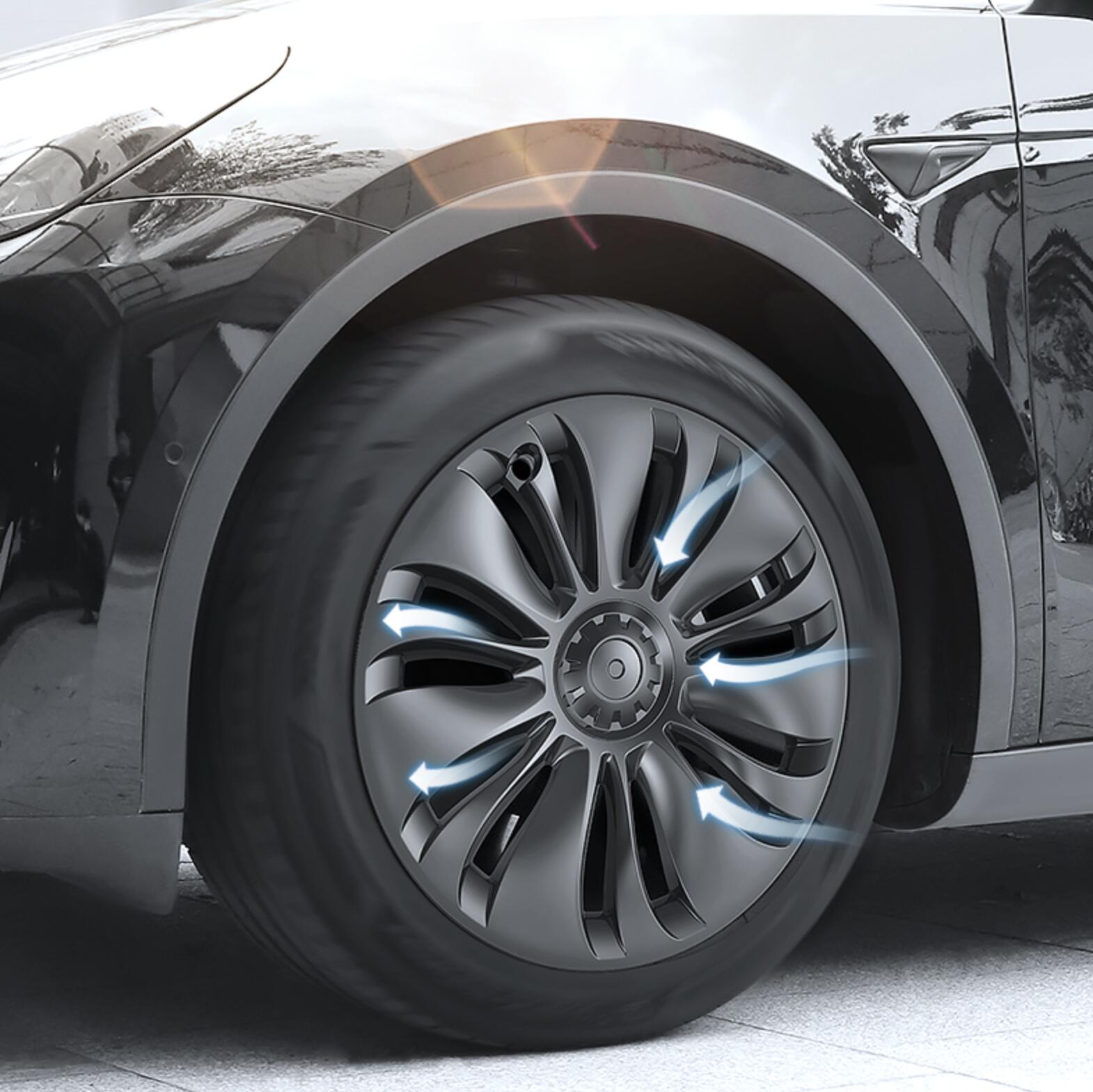 TESERY 19″ Wheel Caps Performance Style for Tesla Model Y