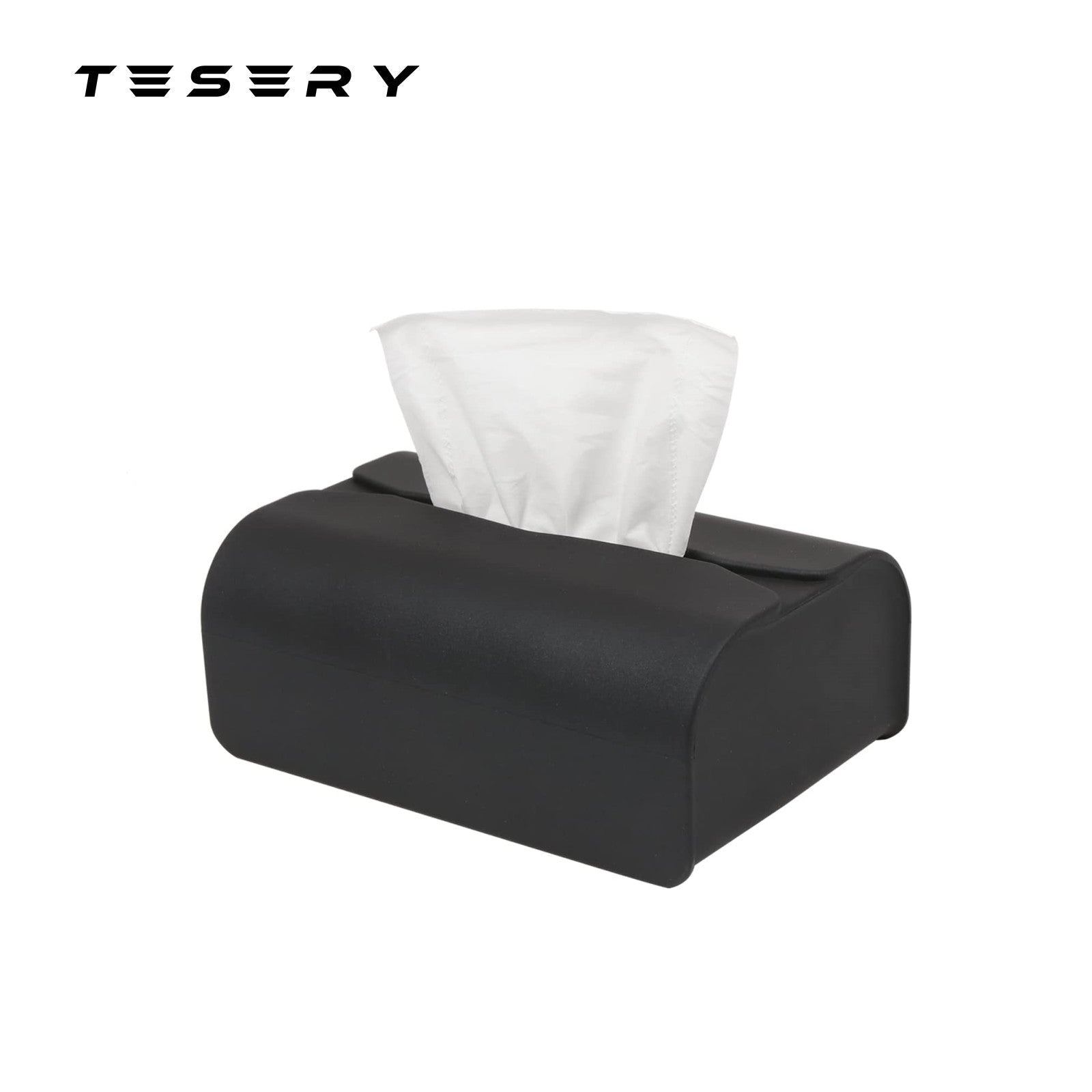 Tesla Model 3/Y/S/X Tissue Holder Silicone Tissue Box Cover