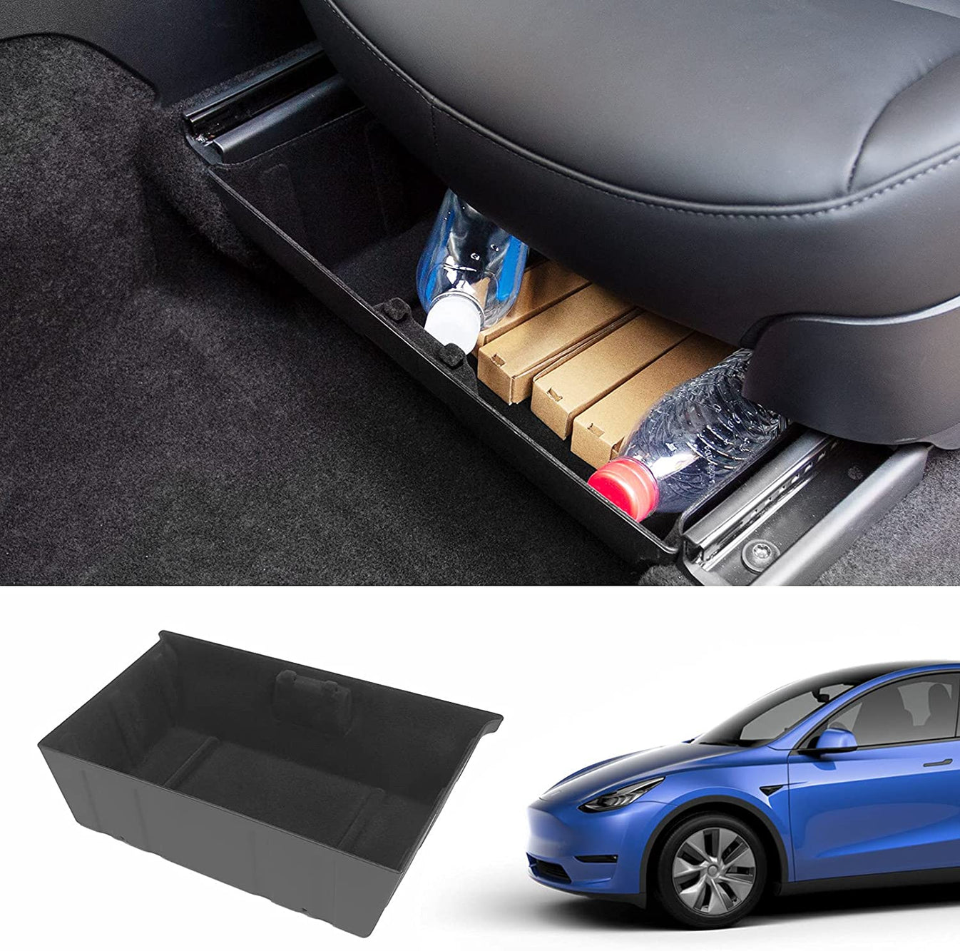 Tesla Model Y Underseat Storage Box - Tesery